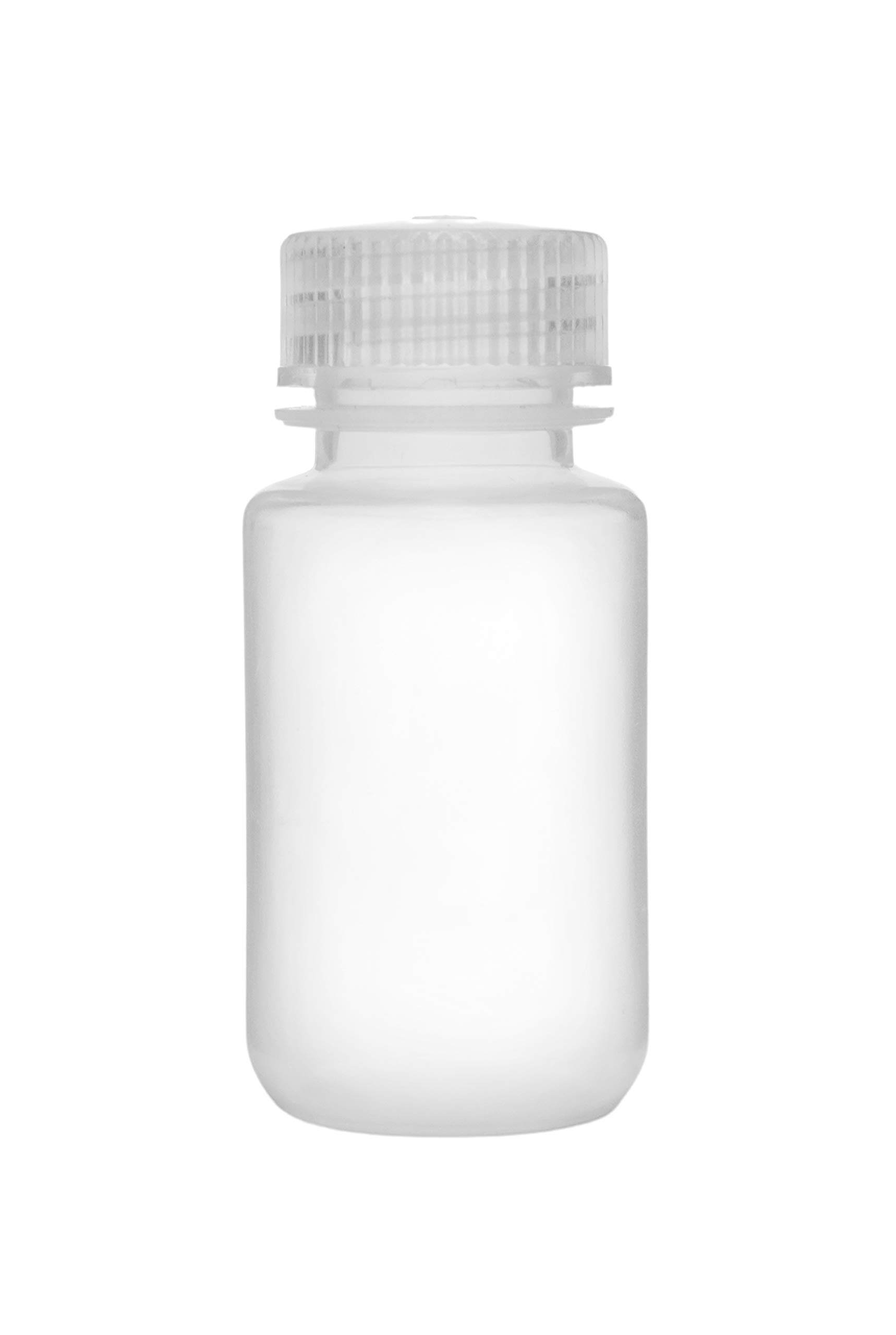 EISCO 12PK Reagent Bottles, 60ml - Wide Mouth with Screw Cap - Polypropylene - Translucent Labs