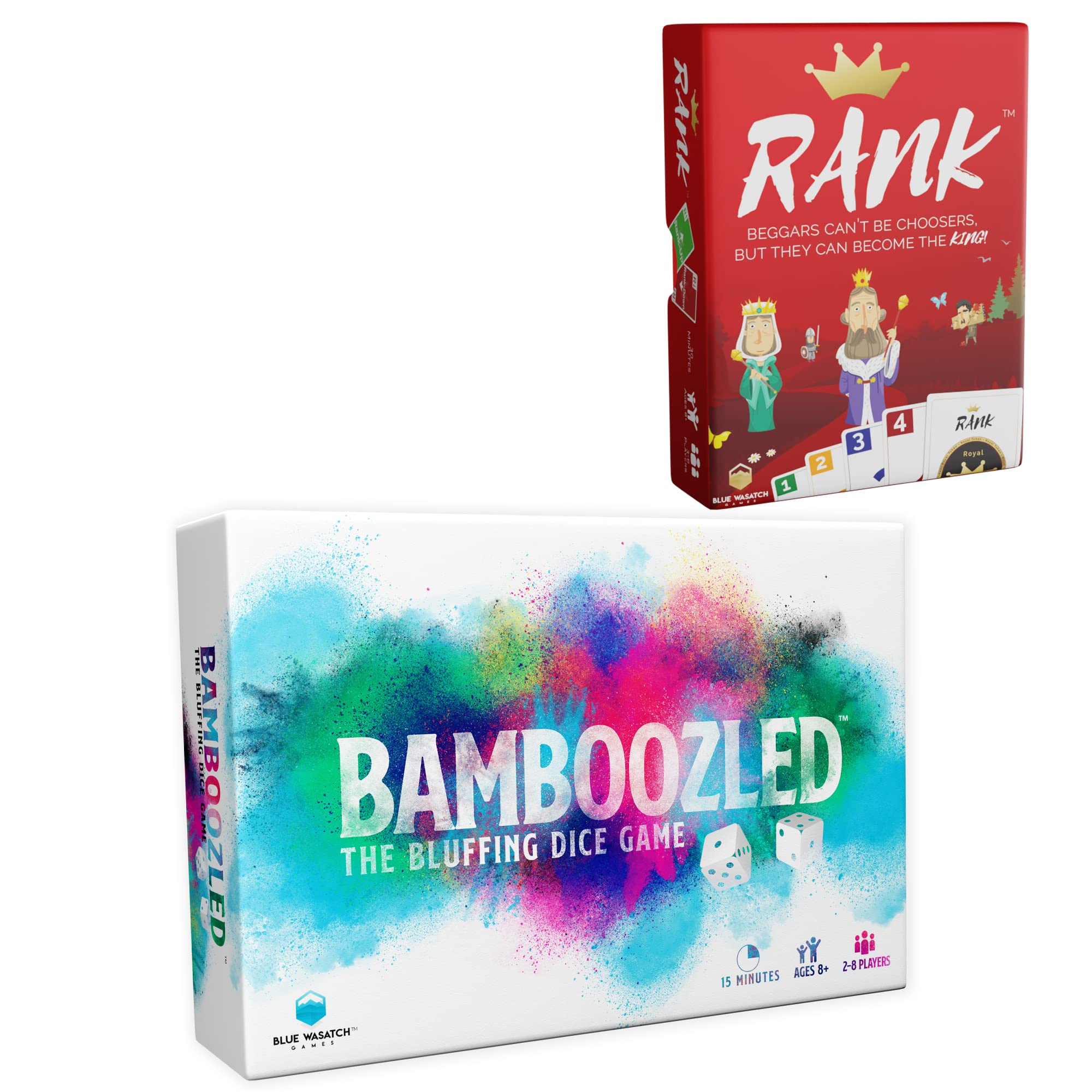Bamboozled - The Bluffing Dice Game + Rank Card Game