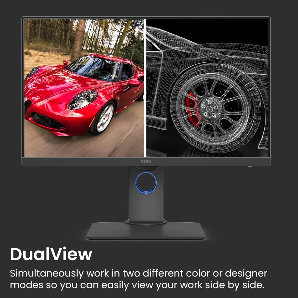 BenQ PD2700U 27 inch 4K UHD IPS Monitor | HDR | 100% sRGB and Rec. 709 | AQColor Tech for Accurate Reproduction (Renewed)