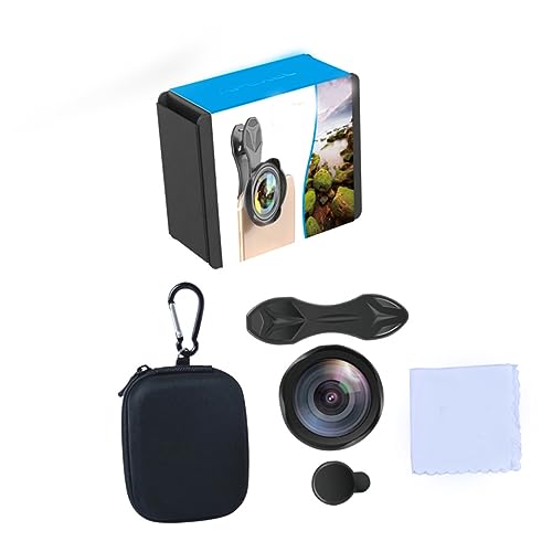 Amosfun smartphon Pro Camera Lens Tool Macro Camera Lens External Phone Lens Camera Lenses Smart Phone Wide Angle Lens Camera Lens Cell Phone Camera Lens Telephone Accessories Major