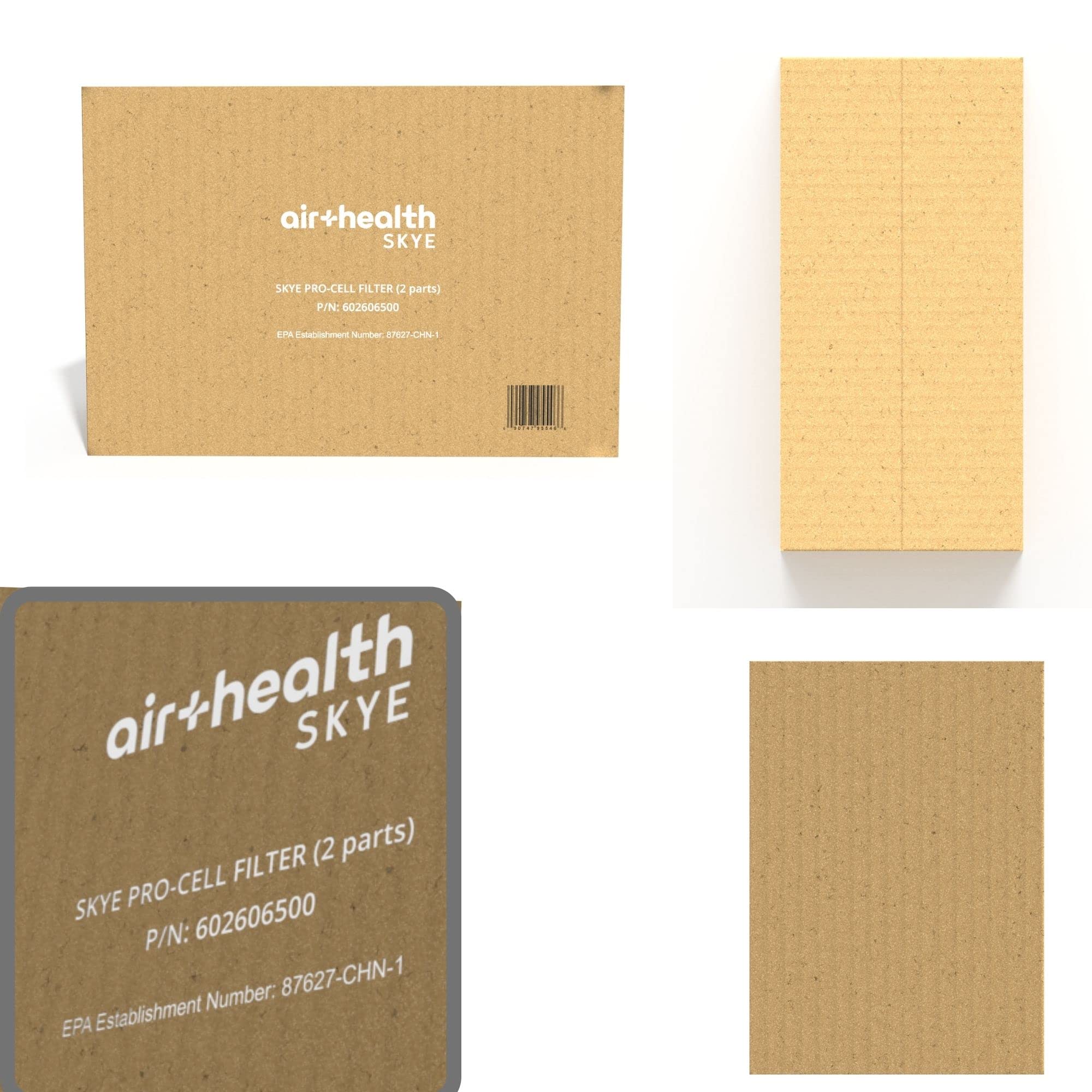 Air Health SKYE Replacement Filter featuring a Pre-Filter, Carbon Filter, h13 HEPA Filter and PCO Technology