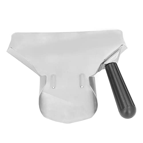 Bagger Food Grade Stainless Steel Commercial French Fry Scoop with Right Handle Multifunction Popcorn Bagger for Chips Popcorn