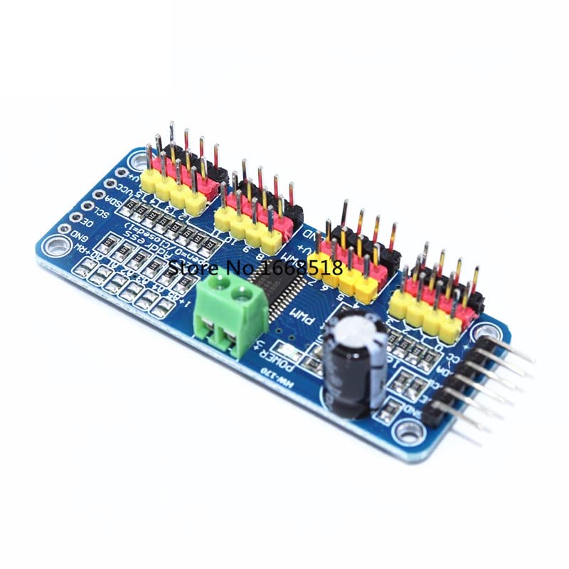 16 Channel 12-bit PWM/Servo Driver-I2C Interface PCA9685 Module for arduino or Raspberry pi Shield Module servo Shield