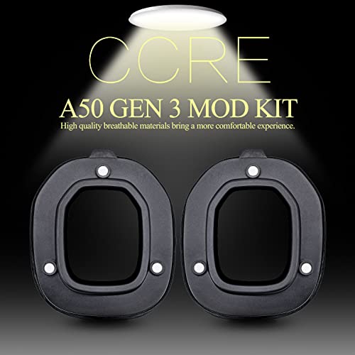 A50 GEN 3 Mod Kit Ear Pads Replacement for Astro A50 GEN 3 Headset - Notice: EARPADS Need to BE Removed When Using The Headphone Base (Not Compatible with A50 Gen 4)