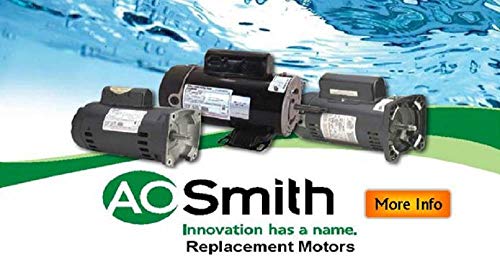 A.O. Smith B2852 3/4 HP, 3450 RPM, 1 Speed, 230/115 Volts, 5.4/10.8 Amps, 1.25 Service Factor, 56Y Frame, PSC, ODP Enclosure Square Flange Pool Motor