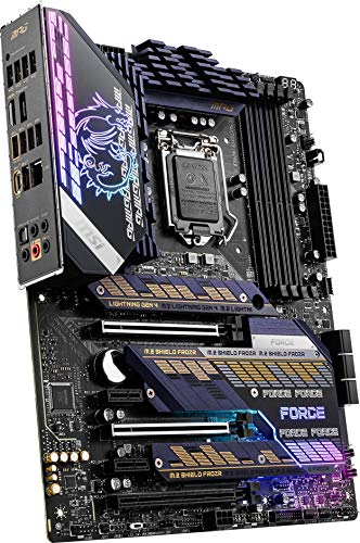 MPG MPG Z590 Gaming Force Gaming Motherboard (ATX, 11th/10th Gen Intel Core, LGA 1200 Socket, DDR4, PCIe 4, CFX, M.2 Slots, USB 3.2 Gen 2, DP/HDMI, Mystic Light RGB)