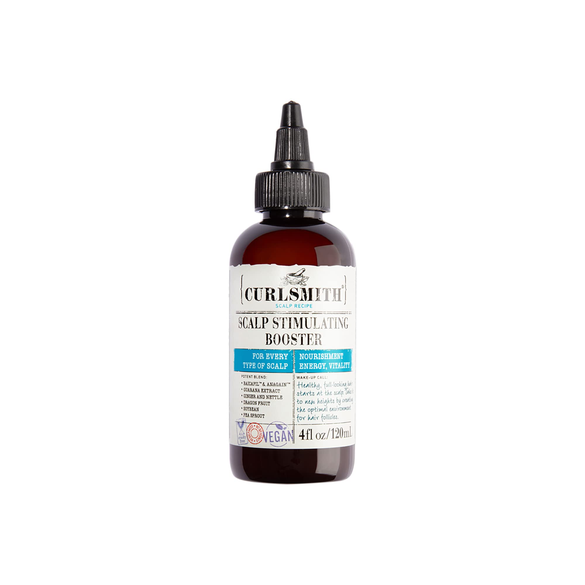 CURLSMITH - Scalp Stimulating Booster - Vegan Scalp Care Day Serum for Hair Growth (4oz)