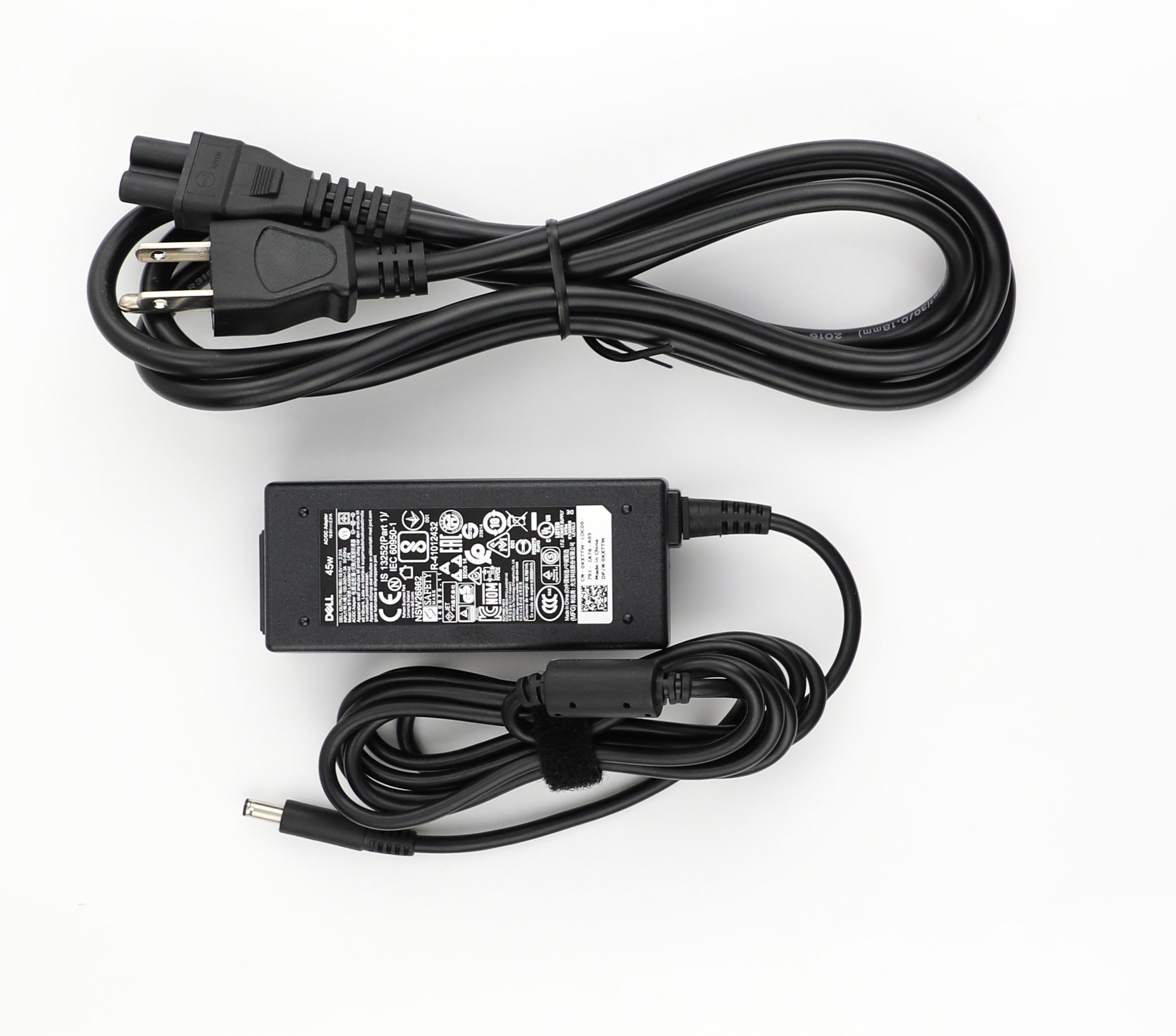 Dell HA45NM140 KXTTW Laptop AC Adapter Charger & Power Cord 45W 4.5mm Tip,for XPS13