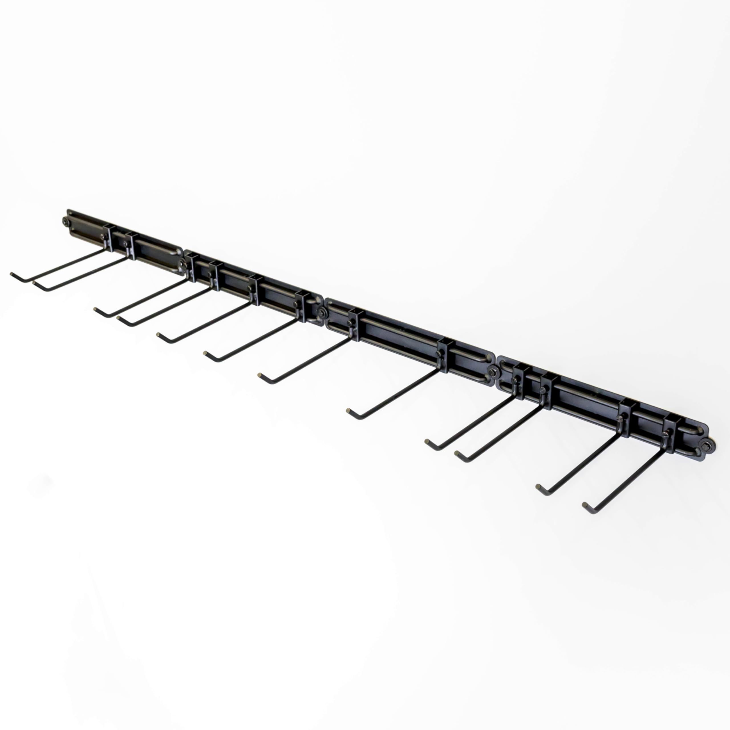 64" Modular Garage Garden Tool Storage Rack Organizer Wall Mount, Yard Shovel Rack Holder Organization, Heavy Duty Steel Utility Racks, Holds 600 lbs