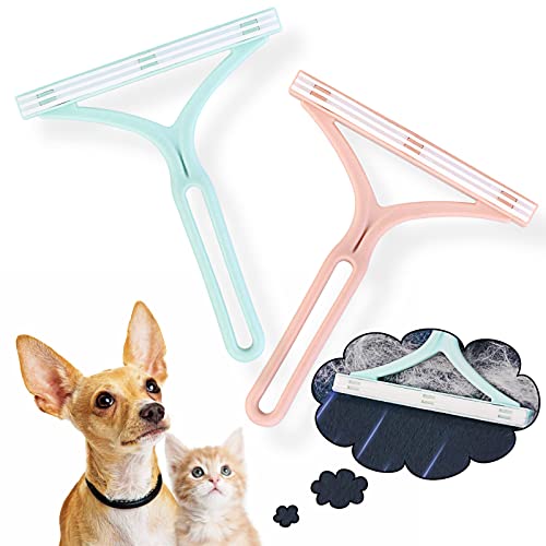 AAfree Cat/Dog Hair Remover for Couch, Cat Fur Remover,Carpet Hair Removal Tool,Couch Cleaner,Non-Damaging for Furniture,Clothes,Carpet,Cat Tree,Portable Lint Hair Remover for Pet Hair