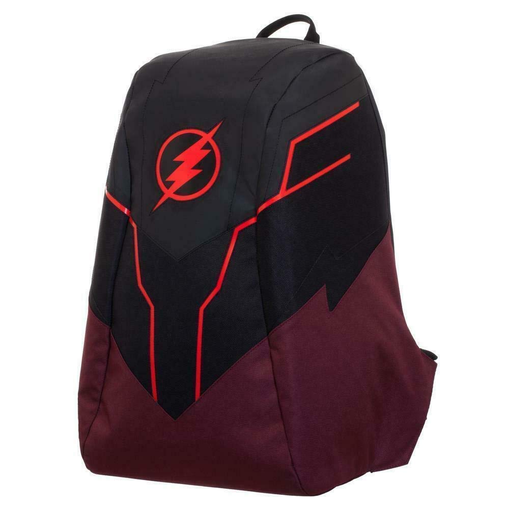 Bioworld DC Comics The Flash Light Up Superhero Laptop Backpack Bag
