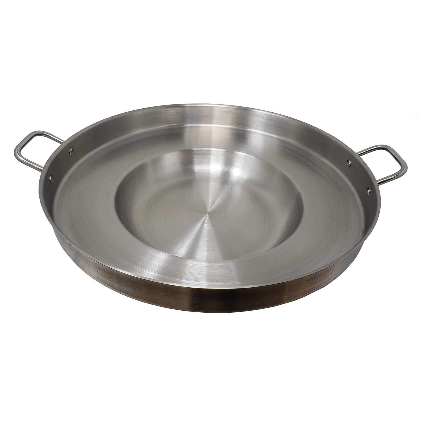 22" 3in1 Mexican Style Concave Stainless Steel Comal, Set With Propane Burner Stove & Cast Iron Stand for Residential & Restaurant