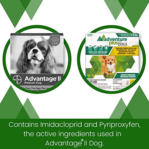 Adventure Plus Flea Prevention for Dogs, Topical Flea Treatment and Control (Pack of 8, Small (3-10 lb))