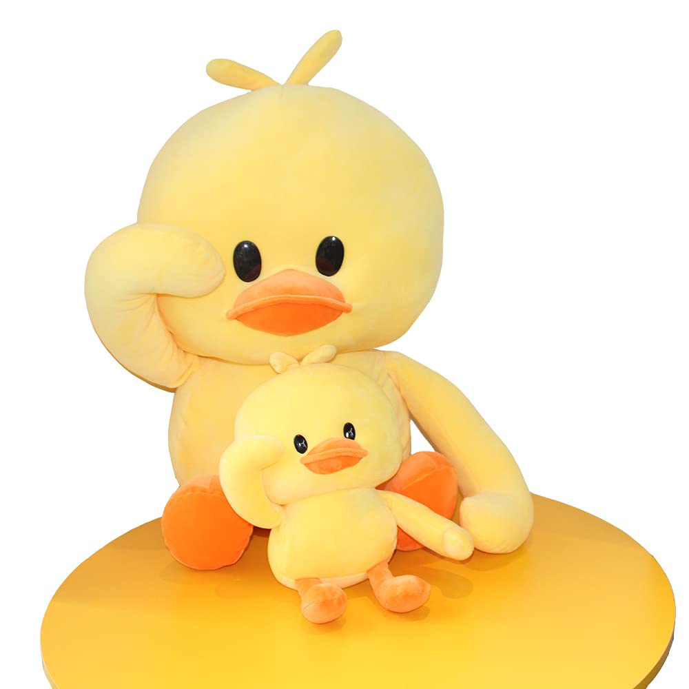 AIXINI 11.8inch Plush Duck Stuffed Animal Soft Toys Yellow Duckling Duckie Stuff, Funny Cuddly Gifts