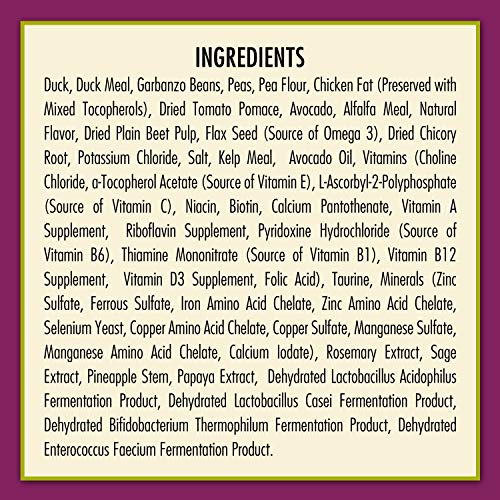 AvoDerm Advanced Sensitive Support Grain-Free Duck Formula Dog Food, Sensitive Stomach, 22lb