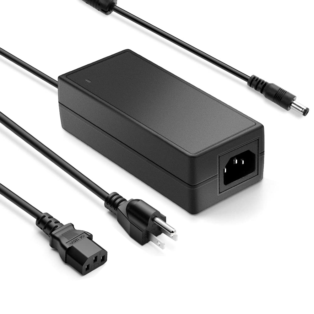 JOVNO 24V 5A Power Supply Adapter 100-240V AC to DC 24 Volt 120W 5A 4.5A 4A 3.5A Transformer Converter LED Driver with 5.5x2.5mm Plug 7.5ft Power Cord for LED Strip DC Pump CCTV Cameras LCD Monitor