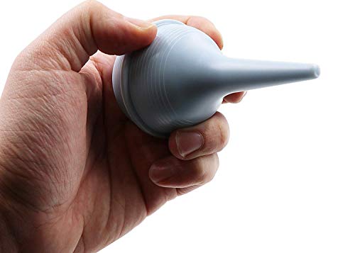 Comfort Axis Baby Bulb Style Ear Wax and Nasal Aspirator, 2 Ounces, 2 Pack, Blue