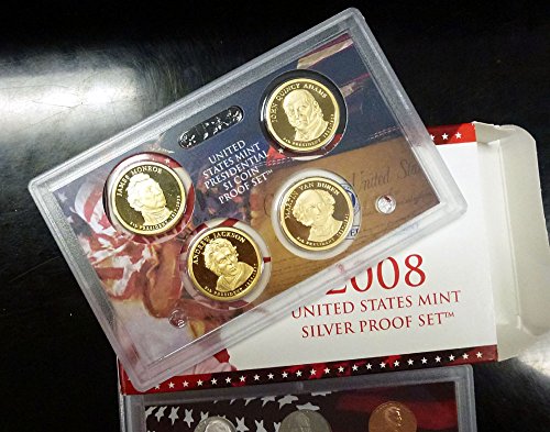 2008 S Silver Proof Set Various US Mint Proof