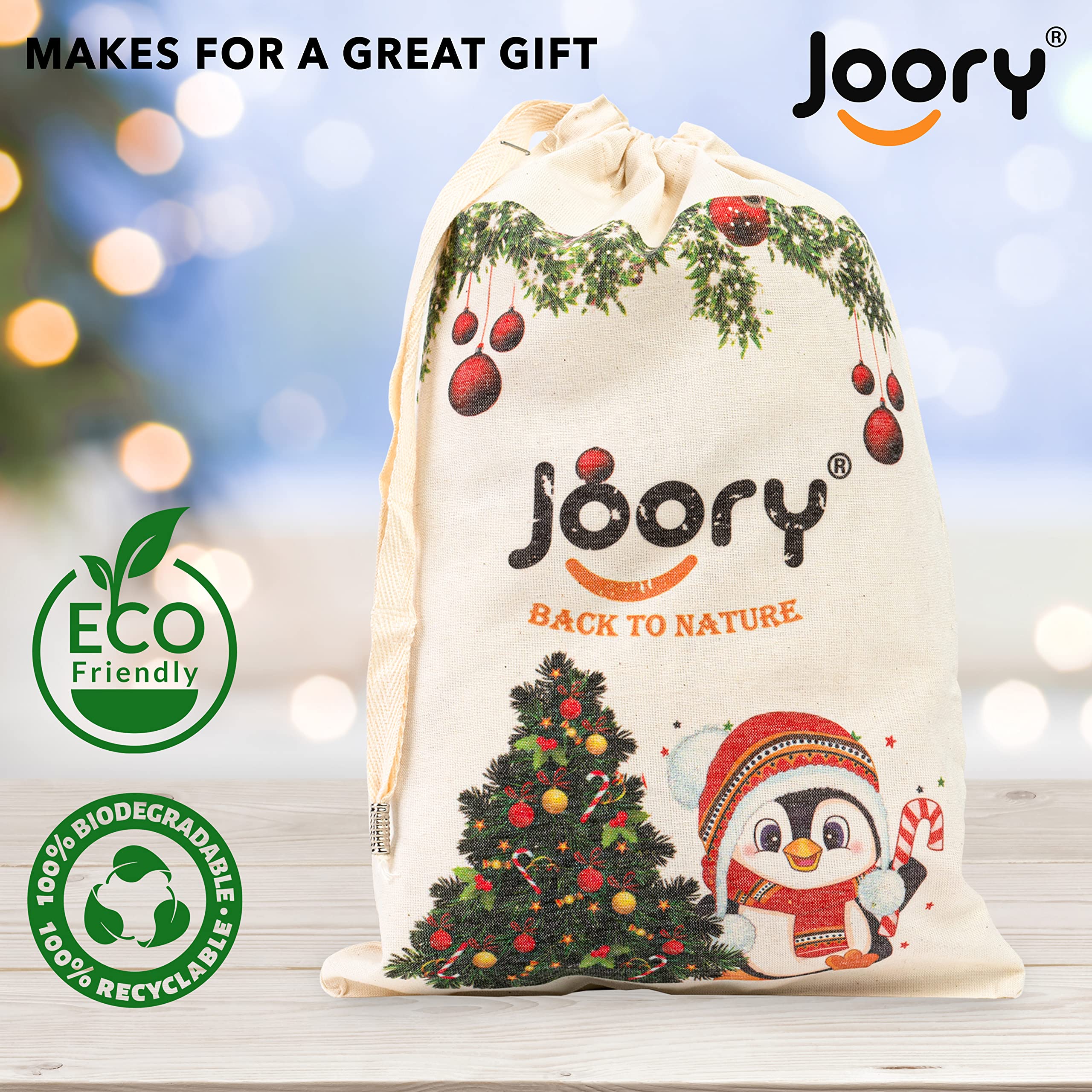 JOORY Natural Exfoliating Loofah Sponge, Egyption Body Scrubber (3 Pack), Biodegradable Shower luffa Pad