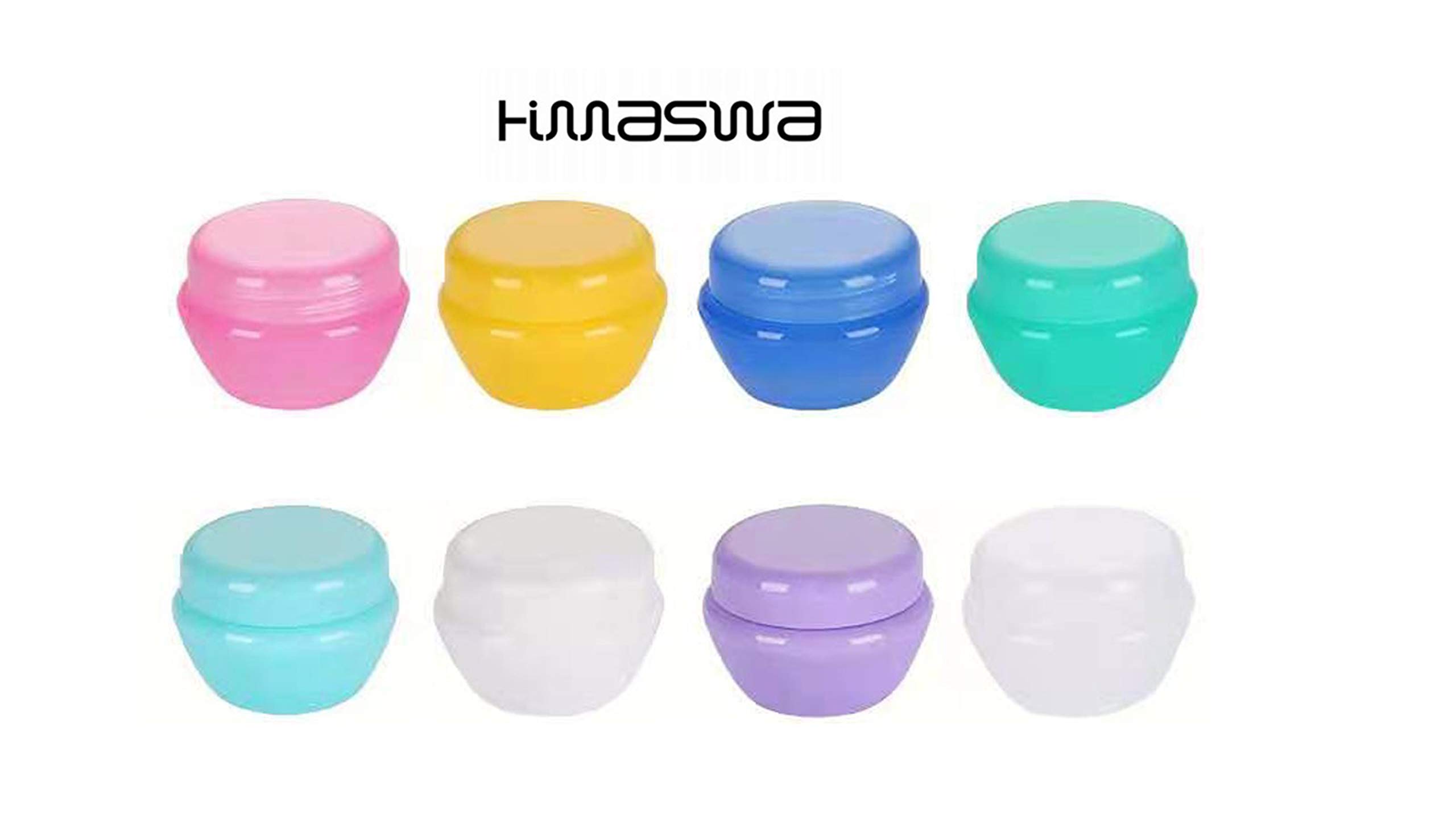 HINNASWA Travel Containers For Toiletry, Lotion Travel Accessories Bottles for Cosmetic, Makeup, Body & Hand Cream, Toiletries