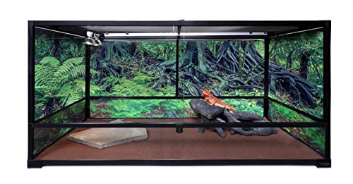 Carolina Custom Cages Reptile 34" T5HO UVB + Double GU10 Basking Light Fixture