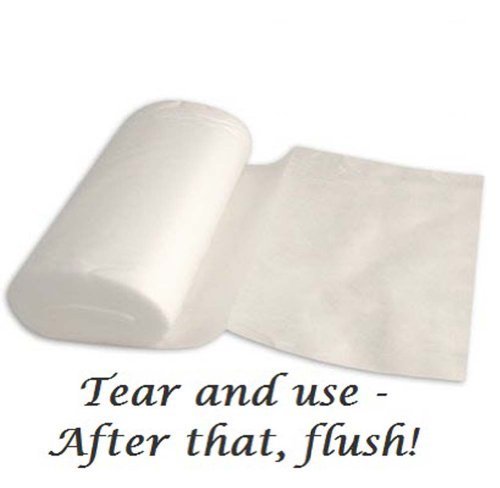 Bamboo Biodegradable/Flushable Liners for Dispoable or Cloth Diaper- BubuBibi