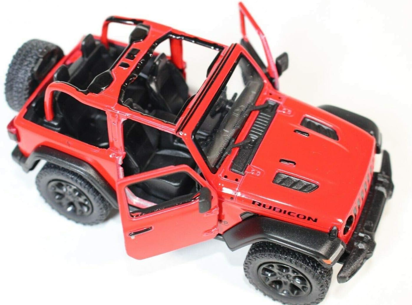 2018 Jeep Wrangler Rubicon No Top Red - Kinsmart P/B
