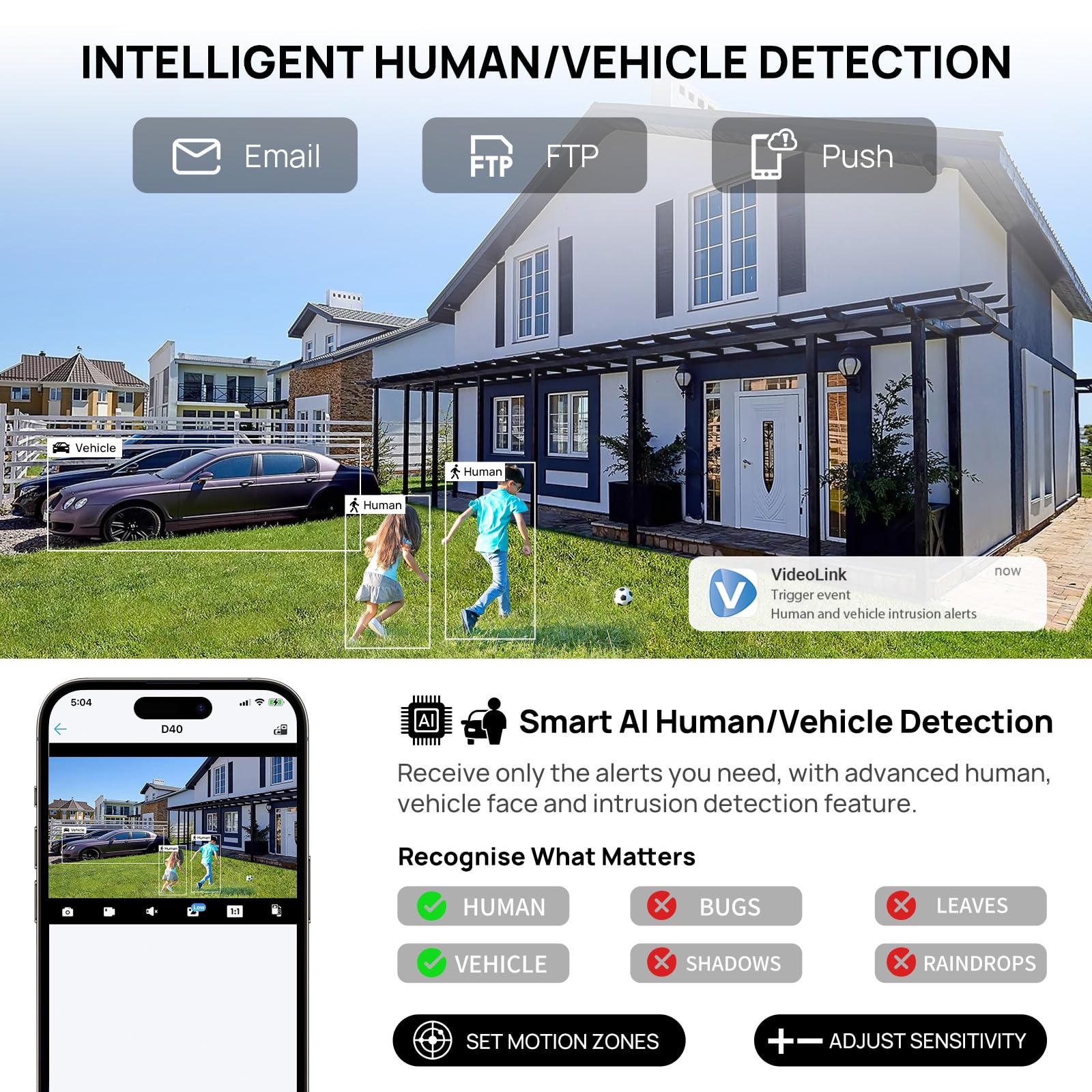 VIKVIZ 4K 8MP Full Color PoE IP Camera,Outdoor PoE Turret Security Camera with F1.0 Lens Super Aperture,24/7 Full Color Night Vision,Human/Vehicle Detection,Built-in Mic,IP67,ON-VIF