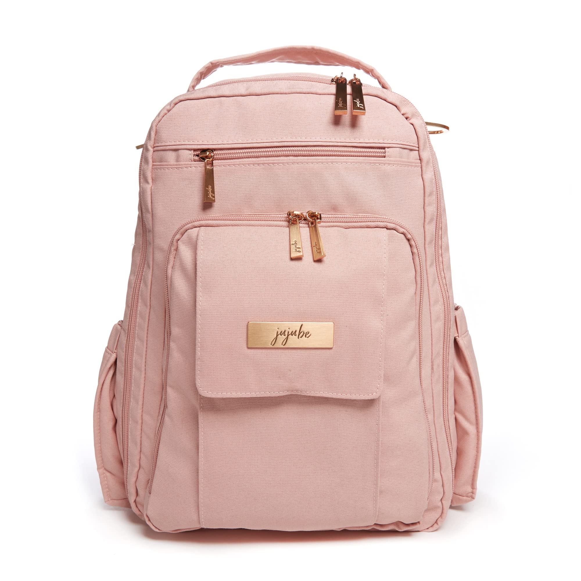 JuJuBe | Be Right Back Baby Diaper Bag Backpack - Travel Backpack for Women - Machine Washable | Blush Chromatics