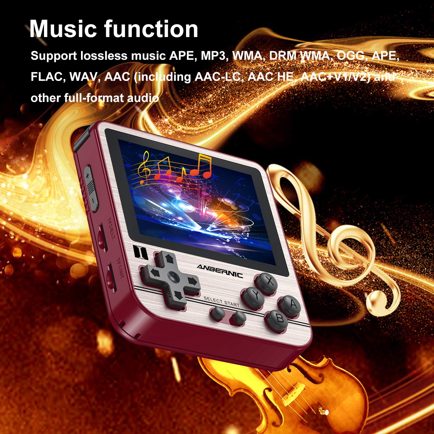 BAORUITENG RG280V Handheld Game Console with 16 + 64G TF 5000 Games 64Bit 2.8inch IPS Screen, Retro Game Console Opening Linux Tony System Portable Video Game Console