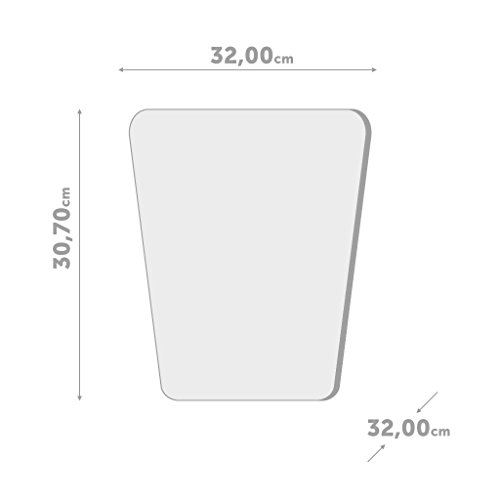Balvi - Basket Wastebasket Quirky Design for Basketball Fans. Made in Very Strong Plastic. White Colour.