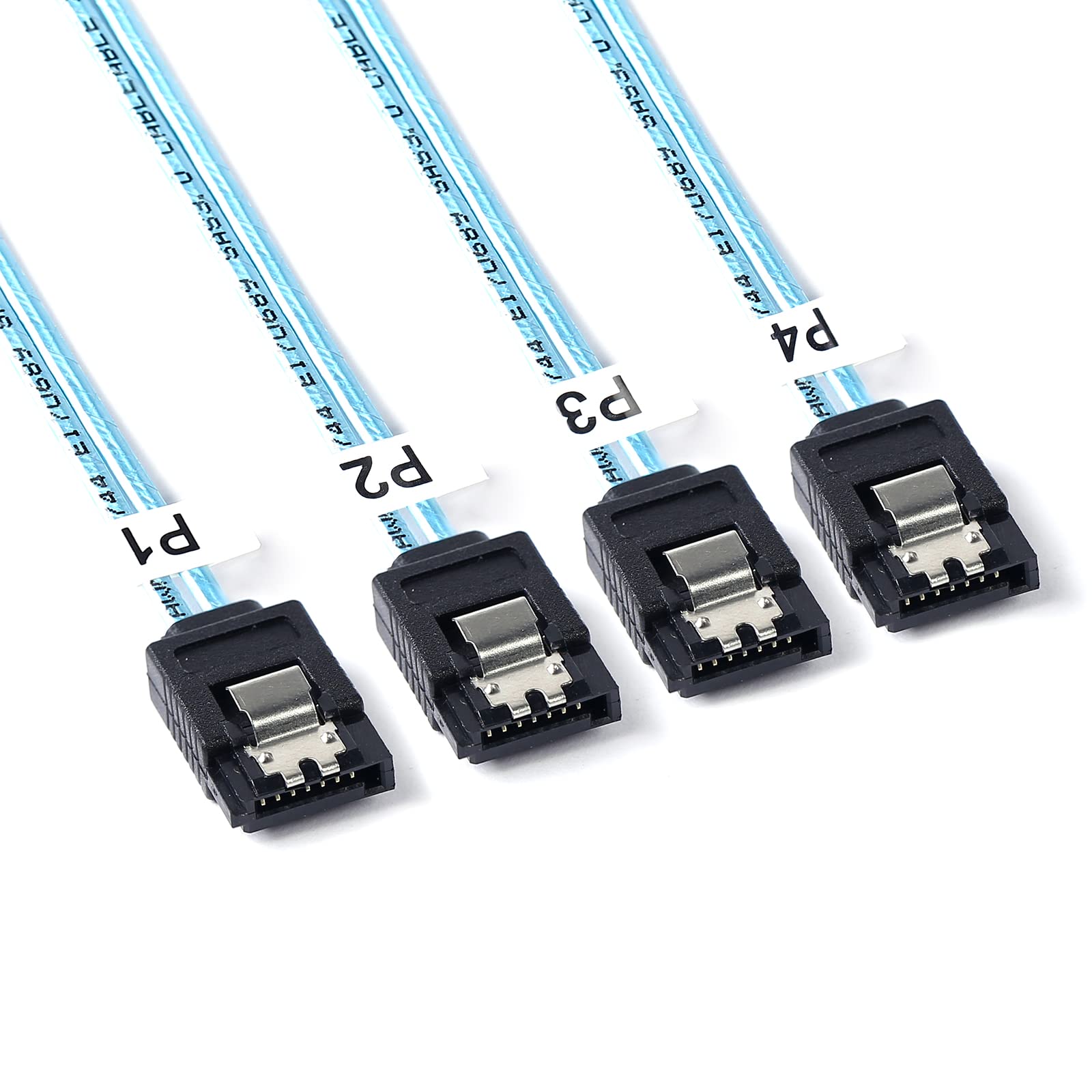 ADCAUDX 2Pack Mini SAS to SATA Cable: 0.5M SFF-8087 to SATA Mini SAS Breakout Cable SFF8087 to SATA Mini-SAS to SATA SAS to SATA Breakout(1.6FT)
