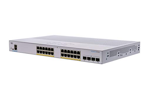 Cisco Business CBS350-24P-4G Managed Switch | 24 Port GE | PoE | 4x1G SFP | Limited Lifetime Protection (CBS350-24P-4G-NA