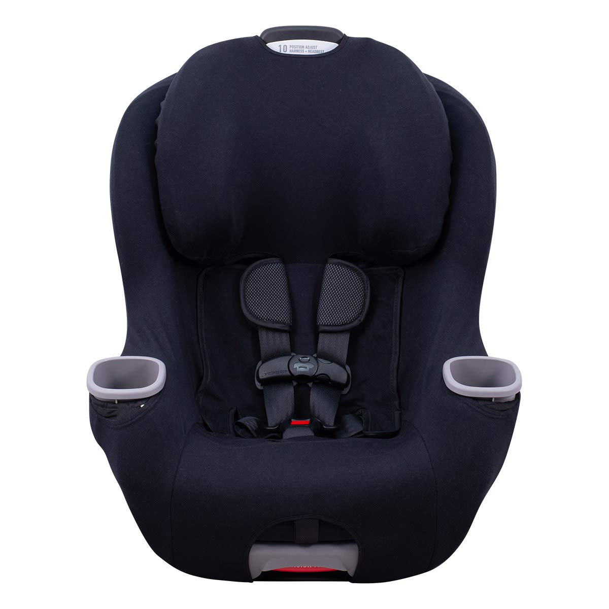 JYOKO Kids Cover Liner for car seat Compatible with Graco Extend2fit, 100% Cotton Made (Black Series)