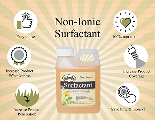 Concentrated Surfactant for Herbicides Non-Ionic 8oz, Increase Product Coverage, Increase Product Penetration, Increase Product Effectiveness