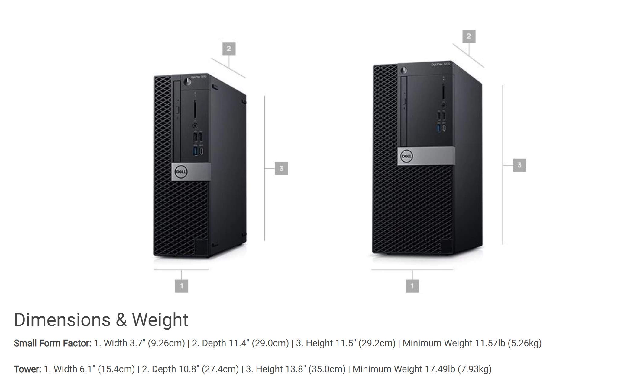 Dell OptiPlex 7070 Desktop Computer - Intel Core i7-9700 - 16GB RAM - 256GB SSD - Small Form Factor