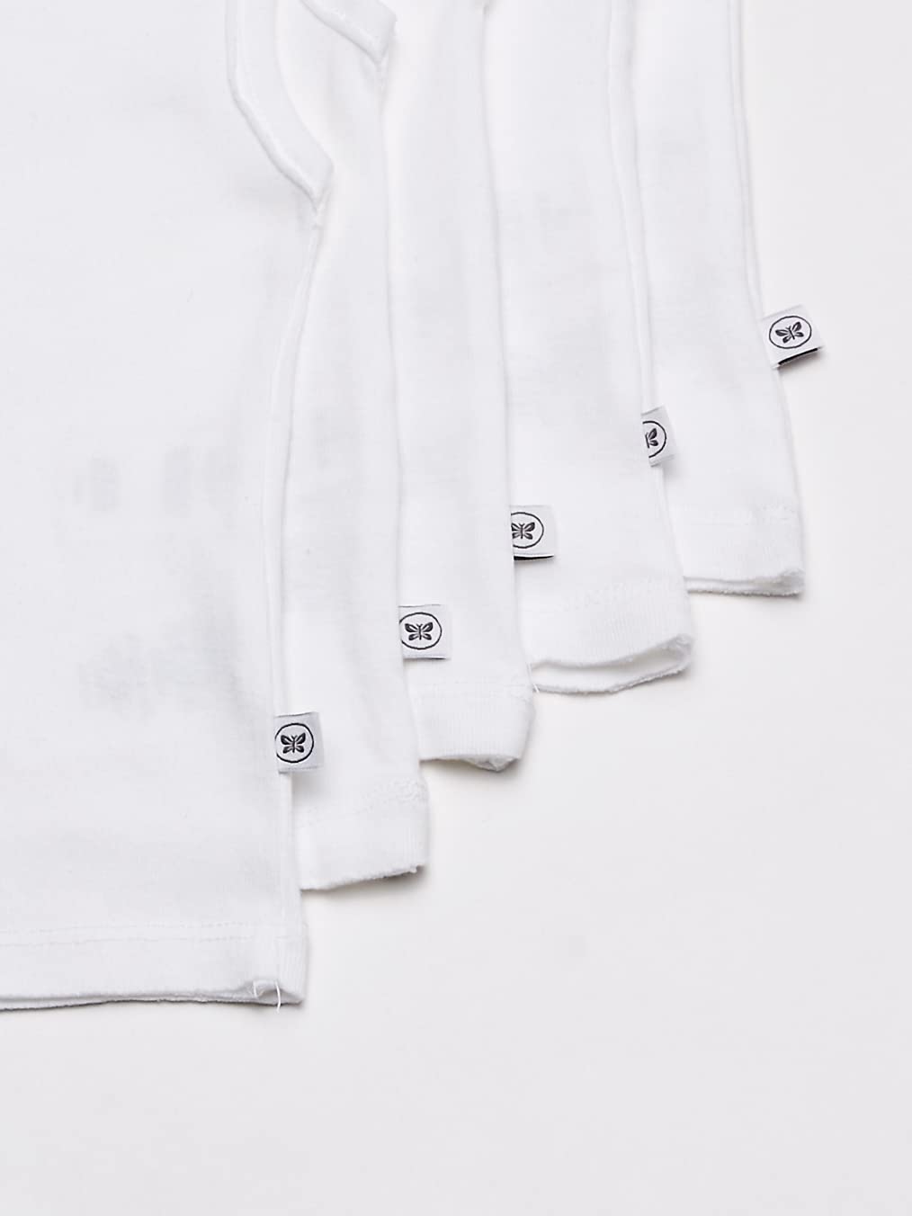 HonestBaby Muscle Tee Sleeveless Toddler T-Shirt Multi-Packs, 5-Pack Bright White, 5T