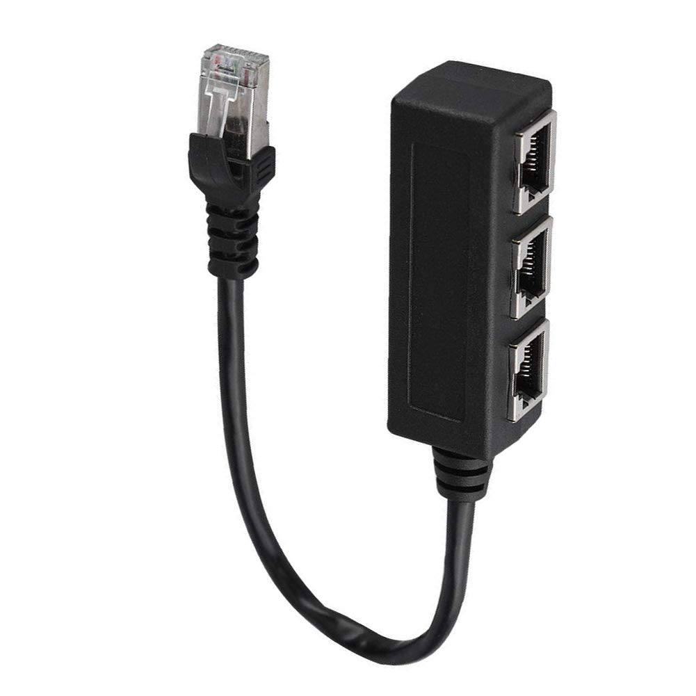 Network Splitter Adapter Network Adapter Ethernet Splitter, thernet Cable Adapter, for Router TV Box