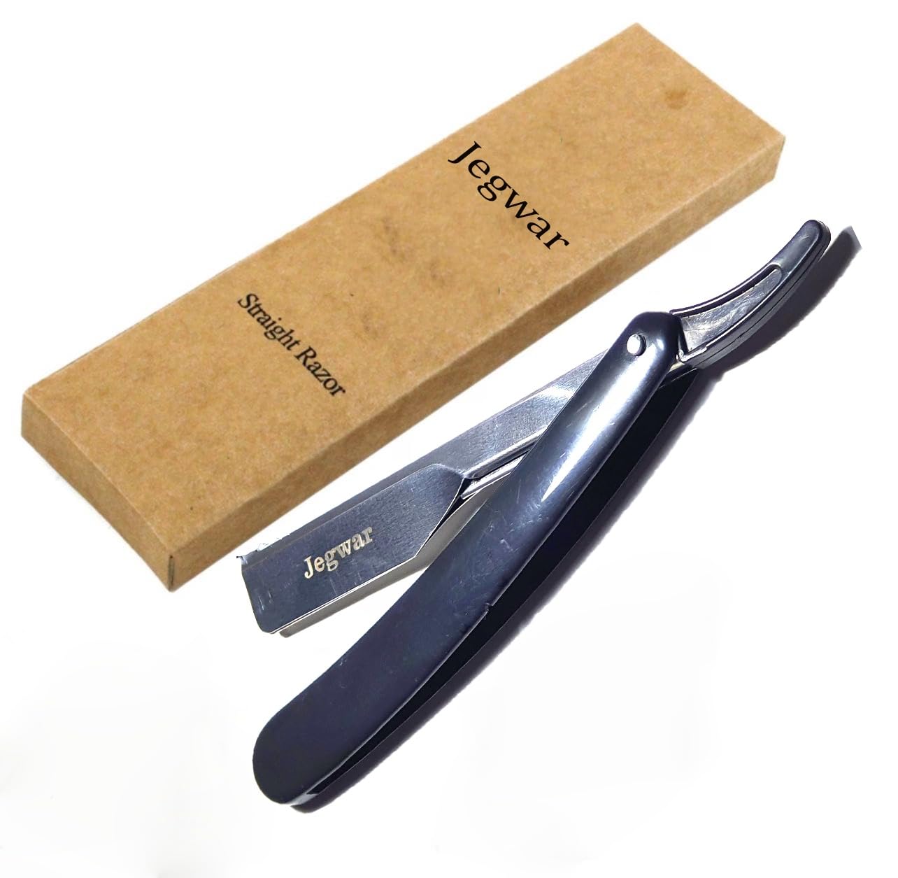 Barber Straight razor Salon Shaving Razor SHAVETTE RASOI RASOIRS 10 BLADES (BLACK)