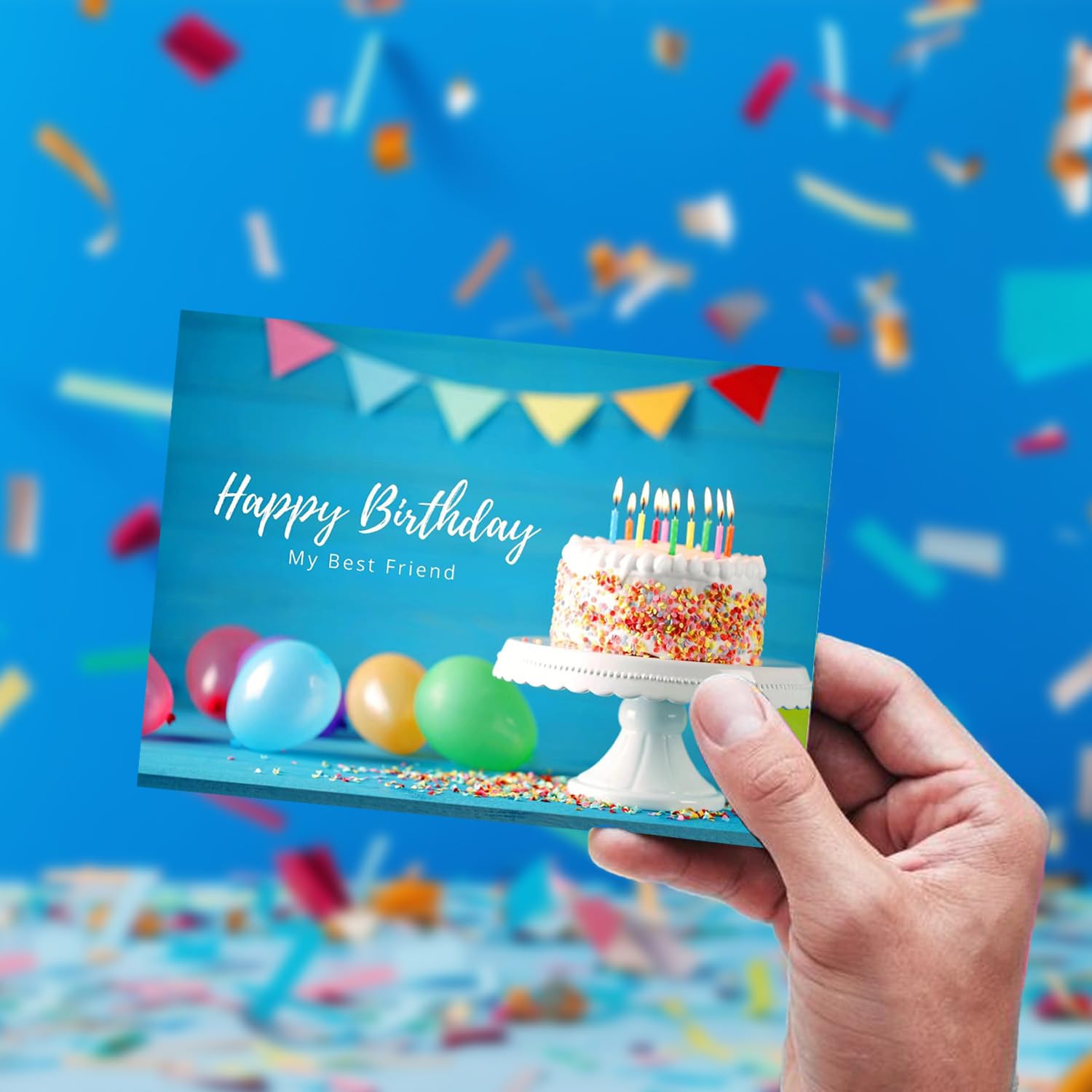 160 Birthday Cards Bulk with Short Generic Message Inside, Birthday Cards with Envelopes 4 x 6 inches, 20 Unique Designs, for Family, Group,Office, Business, Cards in Box
