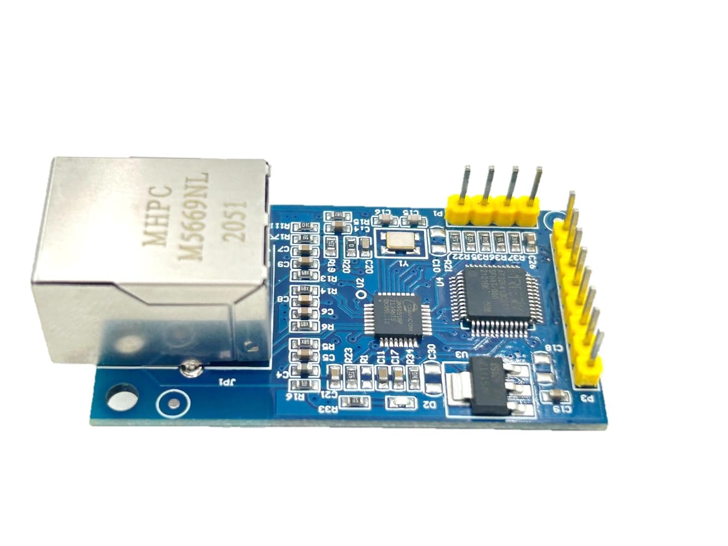DAVICOM DM9051NP UART to Ethernet Module TCP/IP UDP Converter IOT RS232 RJ45 Microcontroller ARM M3 M0 MCU based W5500 28J60