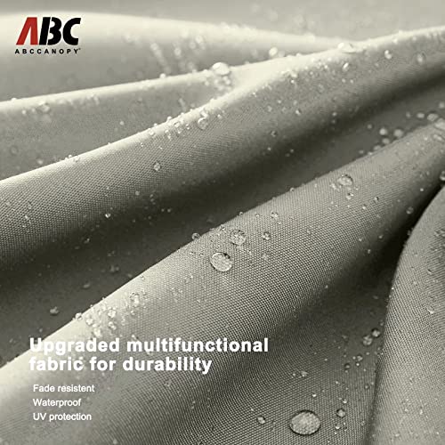 ABCCANOPY Premium Patio Umbrellas 7.5' Light Gray