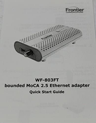 NBS Frontier Fios Formerly Verizon WF-803 FT MoCA 2.5 to Ethernet Bridge WAN/Full/LAN Selector Up to 2.5Gbps Bandwidth with existing coaxial Cables Great Companion for Home mesh Wi-Fi, White