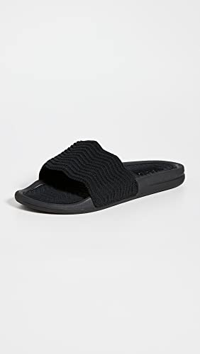 APL: Athletic Propulsion Labs Women's ZigZag Slides, Black, 9 Medium US
