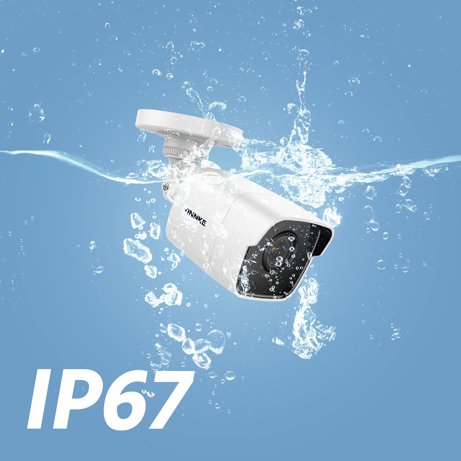 ANNKE 16 Channel 5MP Security Camera Systems H.265+ 5MP Lite DVR with 2TB Hard Drive, 16pcs 5MP Indoor Outdoor Surveillance Cameras, Easy Remote Monitoring, 100ft Super Night Vision