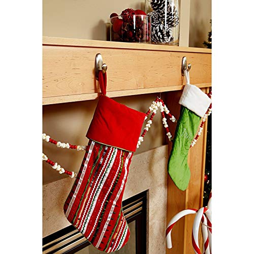 Indoor Outdoor Brushed Nickel Metal Hooks 3 Hooks 6 Strips 1 Small 2 Medium