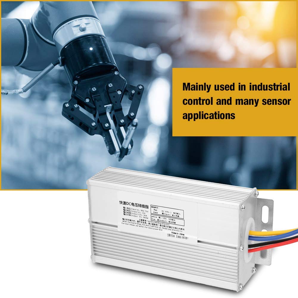 DC-DC Converter 36-72V to 12V 30A 360W Voltage Transformer Reducer