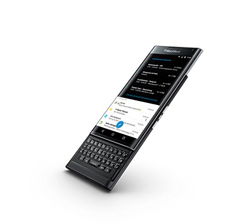 Blackberry PRIV Factory Unlocked GSM Android OS Security Phone with Slide-out Physical Keyboard and 18MP Camera - International Version (Black)