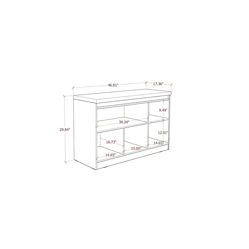 Manhattan Comfort Viennese Buffet Stand, Maple Cream