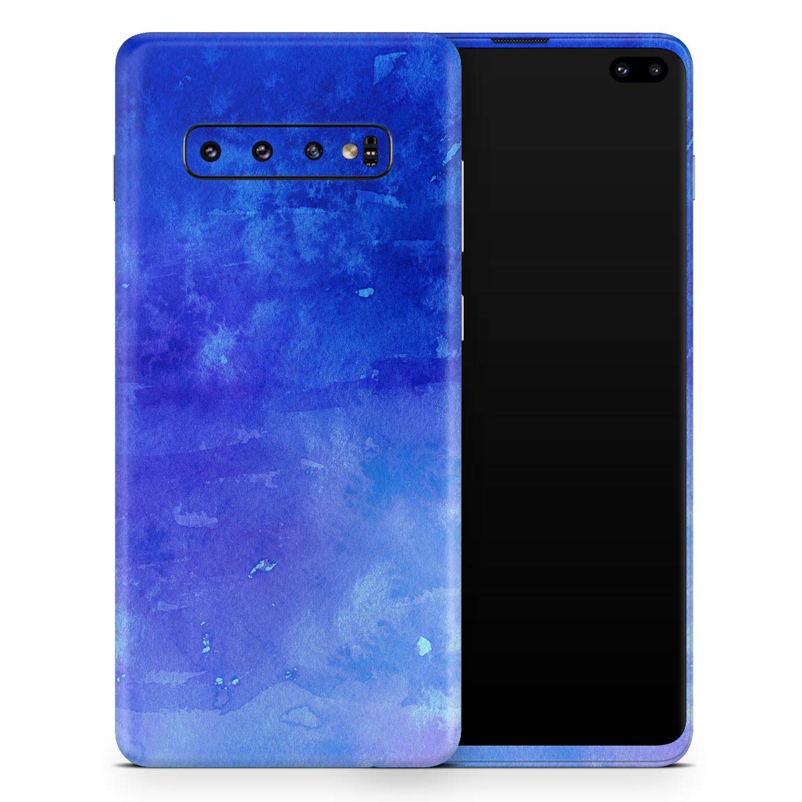 DesignSkinz Blue 275 Absorbed Watercolor Texture Protective Vinyl Decal Wrap Skin Cover Compatible with The Samsung Galaxy S20 (Screen Trim & Back Glass Skin)